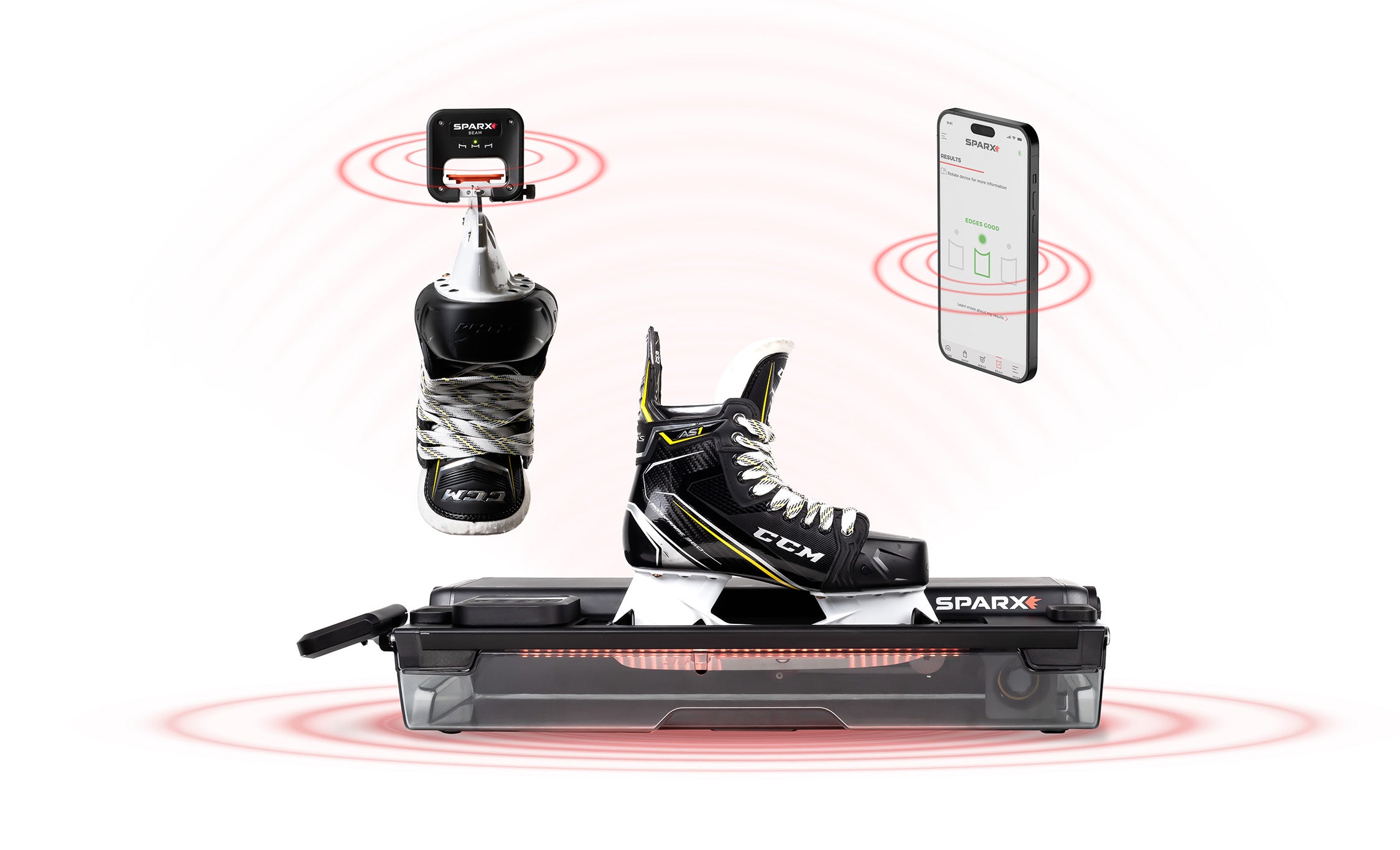 Sparx Hockey | Home Skate Sharpeners & Accessories
